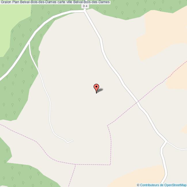 Plan Belval-Bois-des-Dames carte ville Belval-Bois-des-Dames