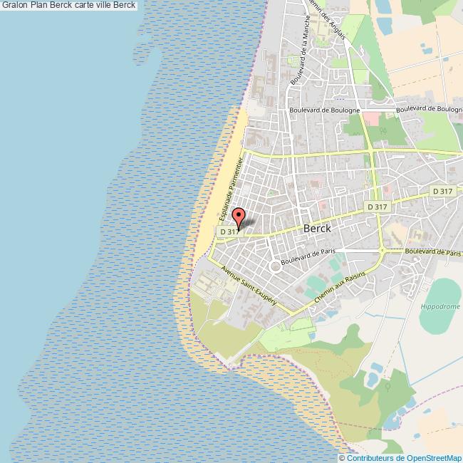Plan Berck carte ville Berck