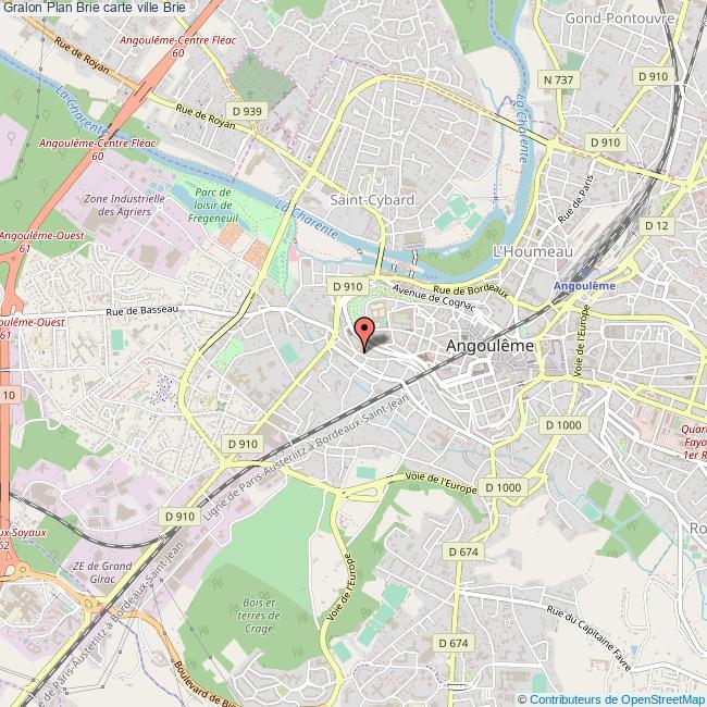 Plan Brie carte ville Brie