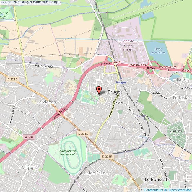 Plan Bruges carte ville Bruges