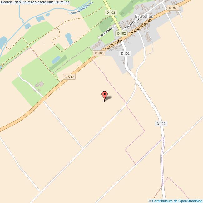 Plan Brutelles carte ville Brutelles