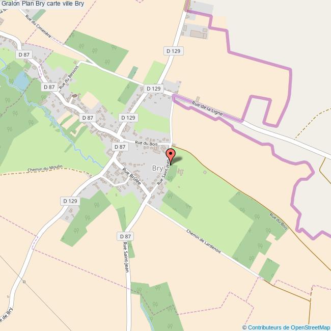 Plan Bry carte ville Bry