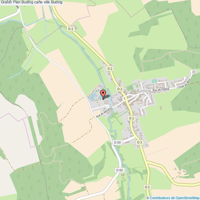 Plan Buding carte ville Buding