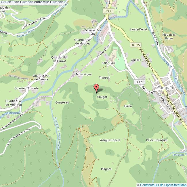Mairie Campan informations commune de Campan 65