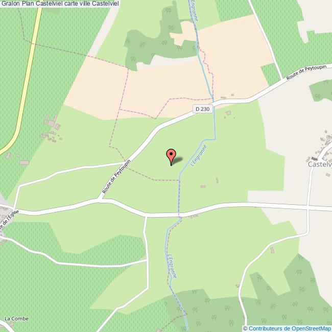 Plan Castelviel carte ville Castelviel