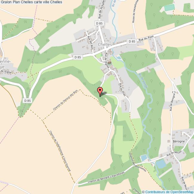 Plan Chelles carte ville Chelles