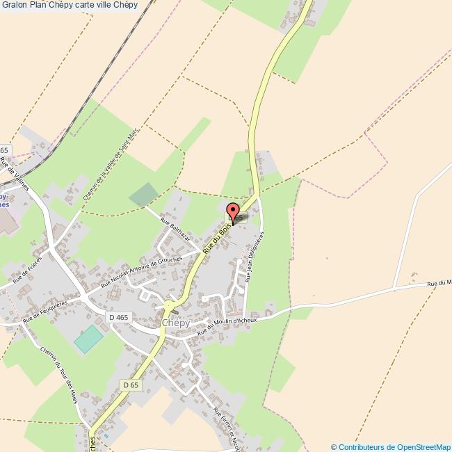 Plan Chépy carte ville Chépy