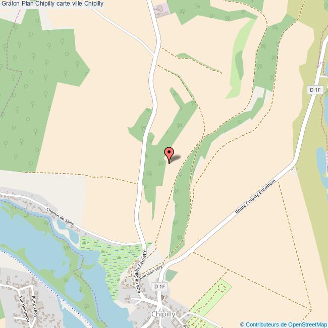 Plan Chipilly carte ville Chipilly