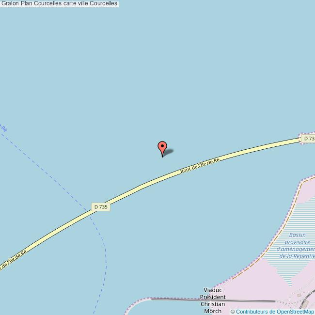 Plan Courcelles carte ville Courcelles