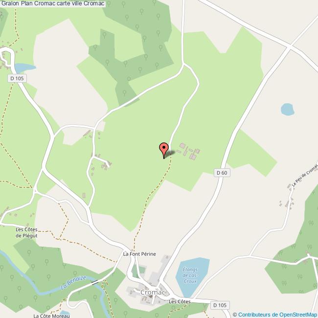 Plan Cromac carte ville Cromac