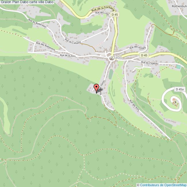 Plan Dabo carte ville Dabo