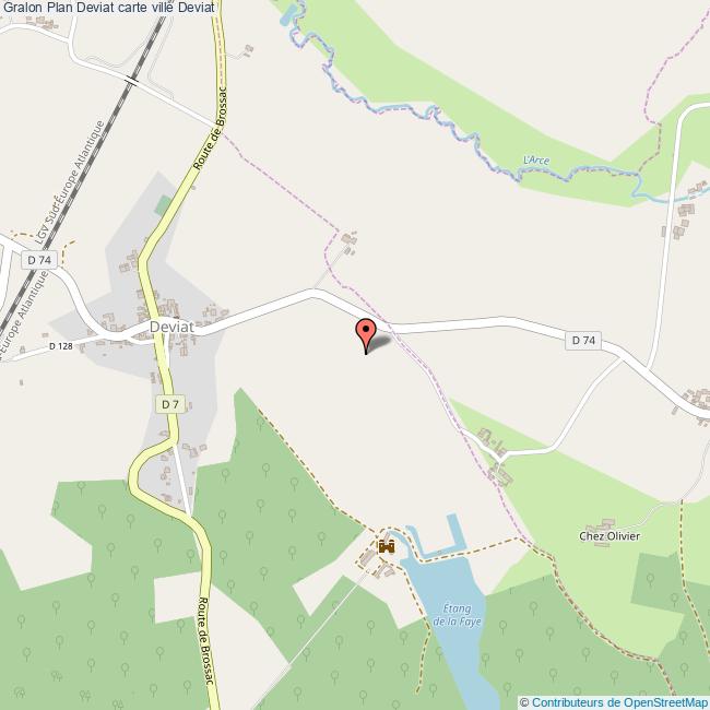 Plan Deviat carte ville Deviat