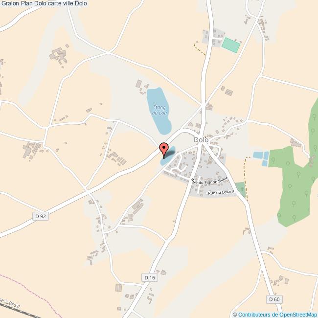 Plan Dolo carte ville Dolo