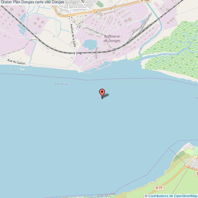 Plan Donges carte ville Donges