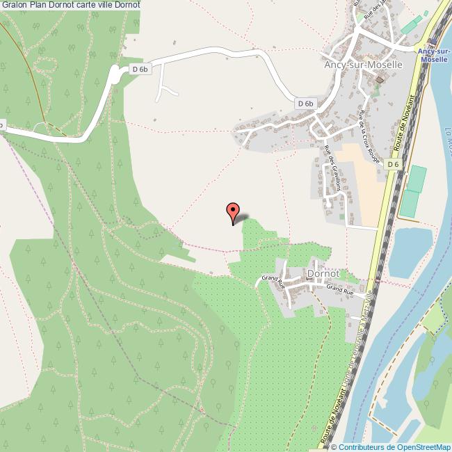 Plan Dornot carte ville Dornot