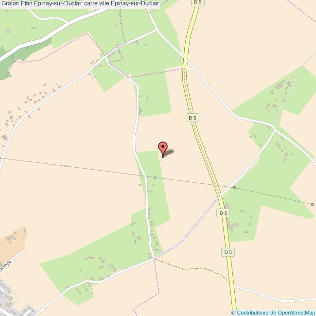 Plan Epinay-sur-Duclair carte ville Epinay-sur-Duclair