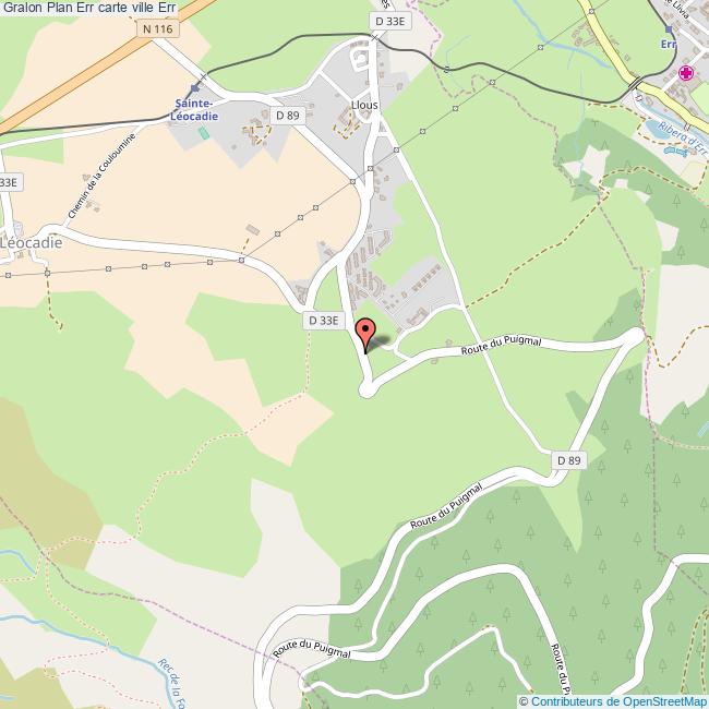 Plan Err carte ville Err