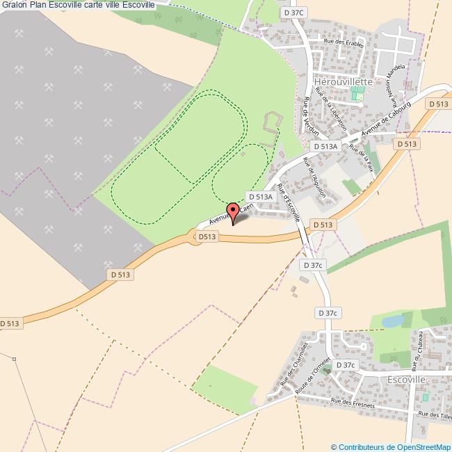 Plan Escoville carte ville Escoville