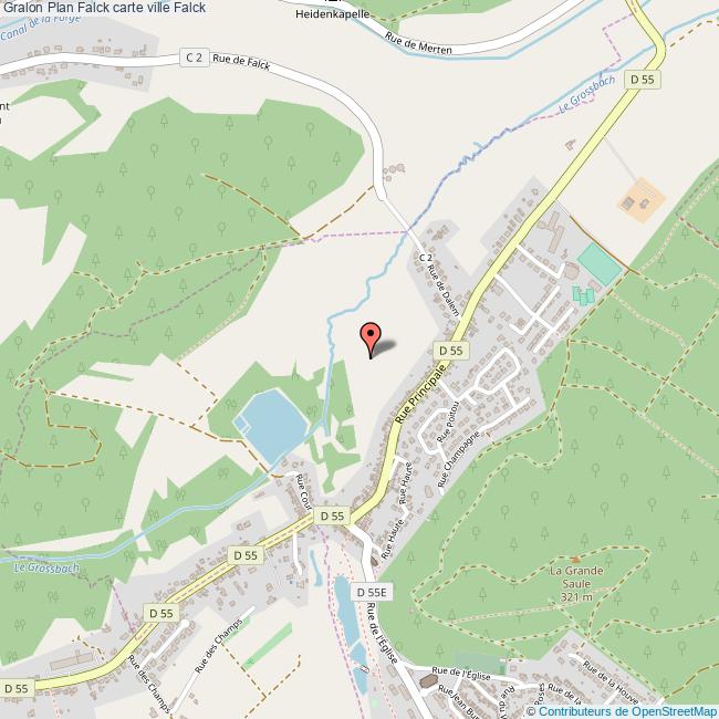 Plan Falck carte ville Falck