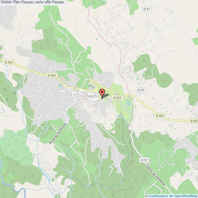 Plan Flayosc Carte Ville Flayosc
