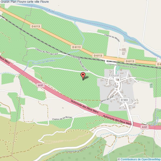 Plan Floure carte ville Floure