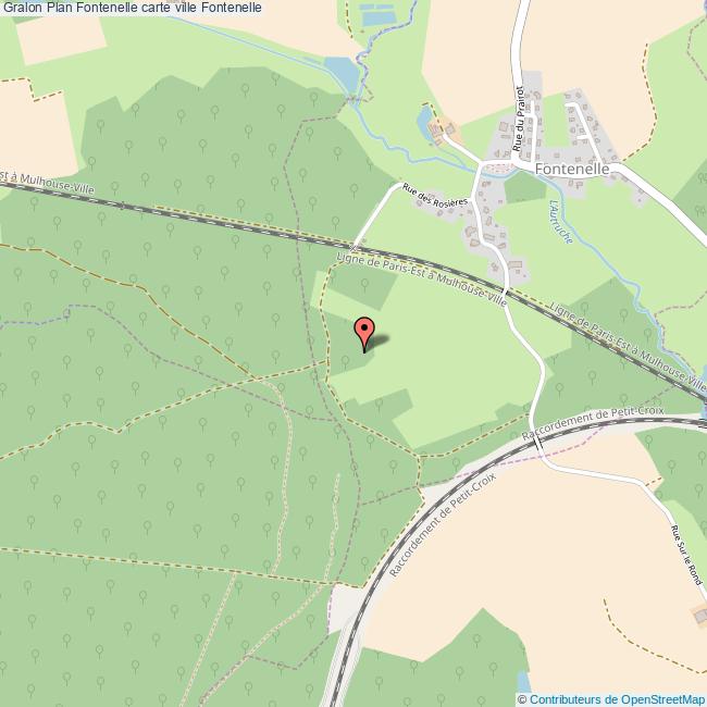 Plan Fontenelle carte ville Fontenelle