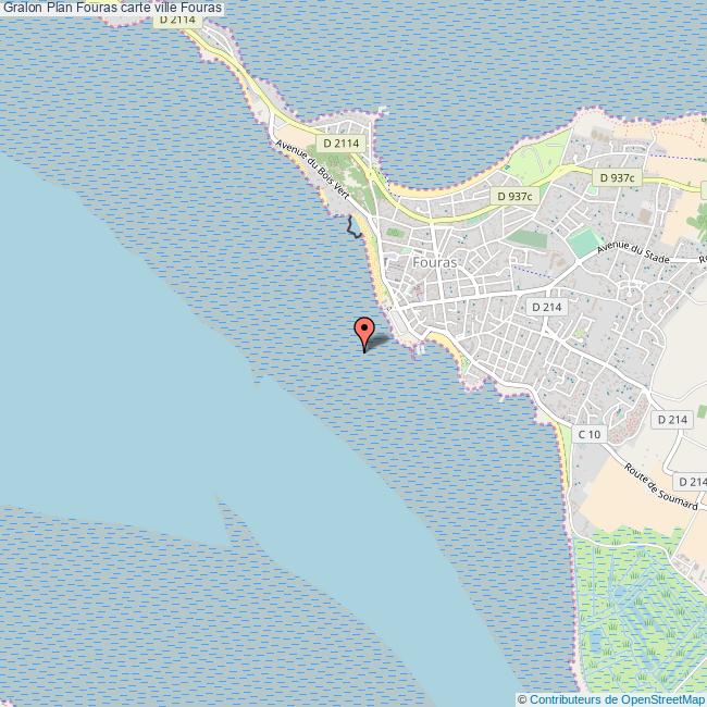 Plan Fouras carte ville Fouras