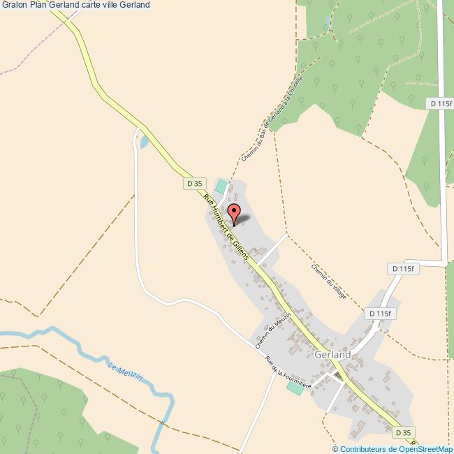 Plan Gerland carte ville Gerland