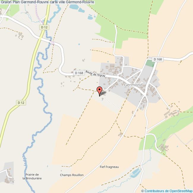 Plan Germond-Rouvre carte ville Germond-Rouvre