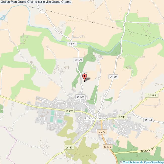 Plan Grand-Champ carte ville Grand-Champ