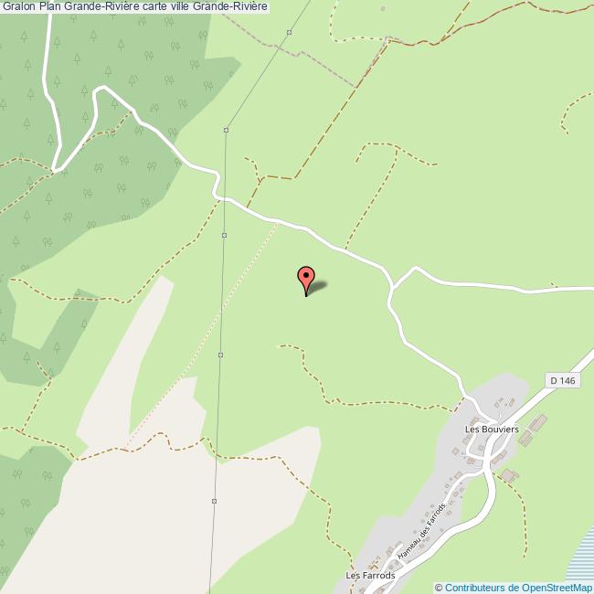 Plan Grande-Rivière carte ville Grande-Rivière