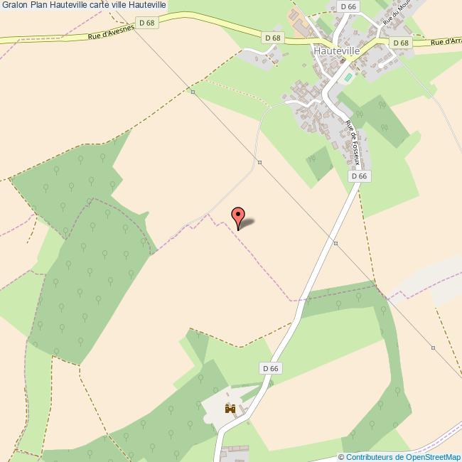 Plan Hauteville carte ville Hauteville