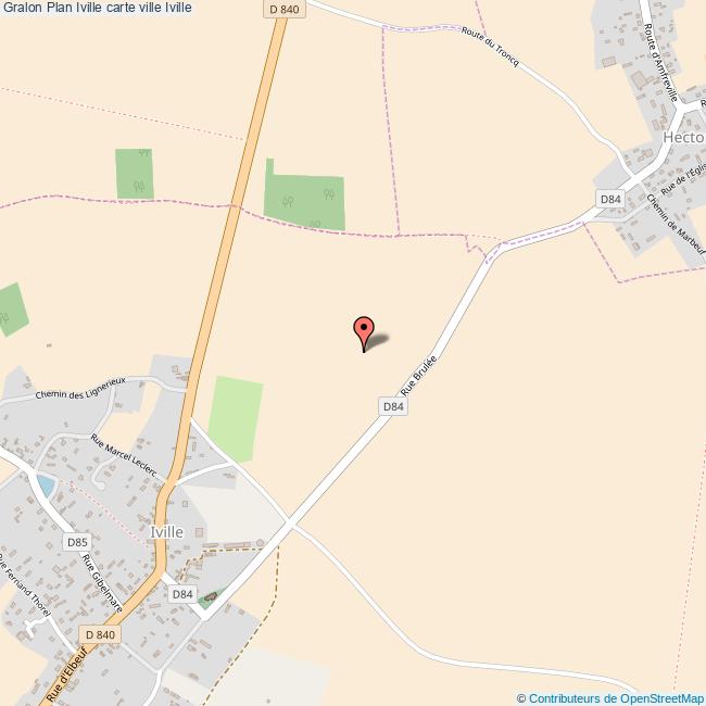 Plan Iville carte ville Iville