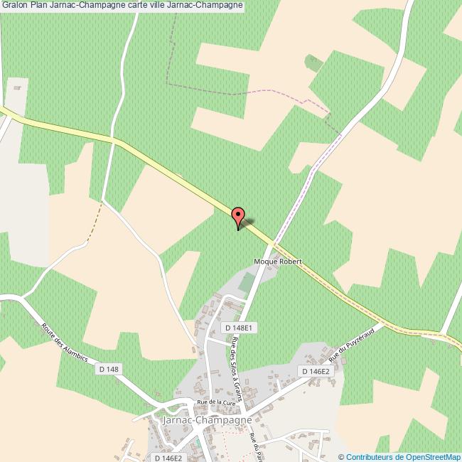 Plan Jarnac-Champagne carte ville Jarnac-Champagne