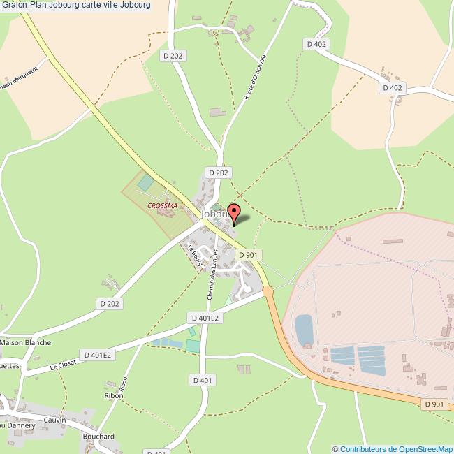 Plan Jobourg carte ville Jobourg