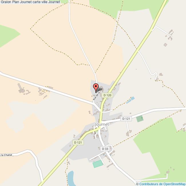 Plan Journet carte ville Journet
