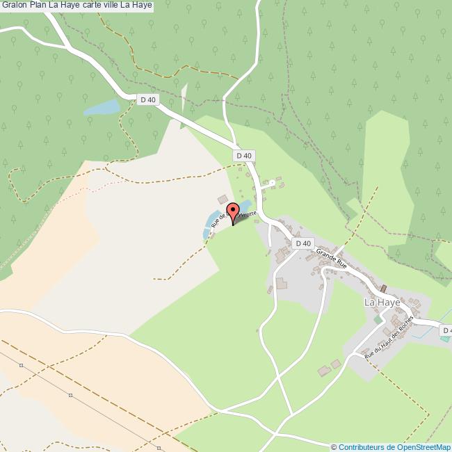 Plan La Haye carte ville La Haye