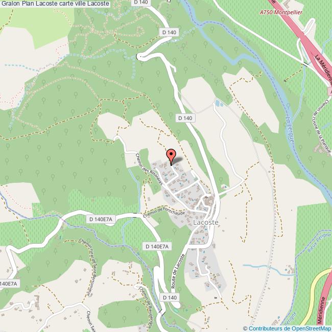 Mairie Lacoste informations commune de Lacoste 34