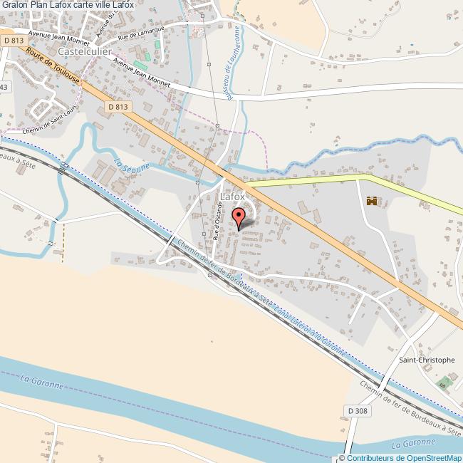 Plan Lafox carte ville Lafox