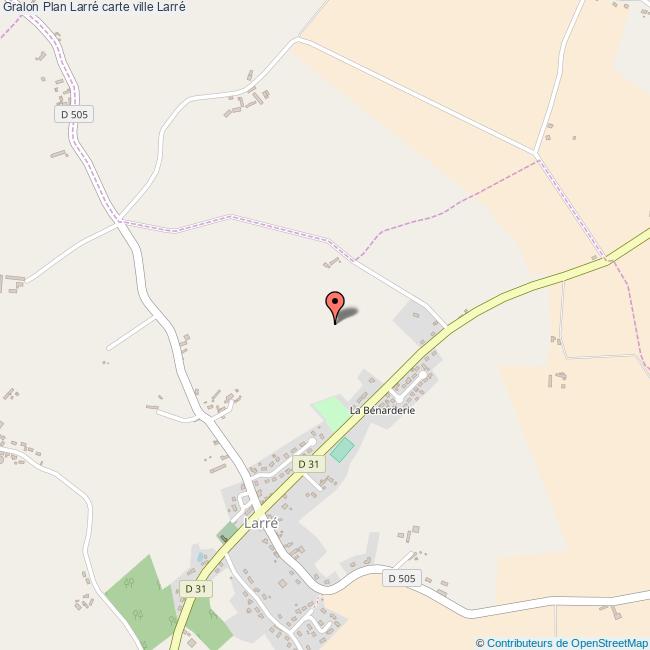 Plan Larré carte ville Larré