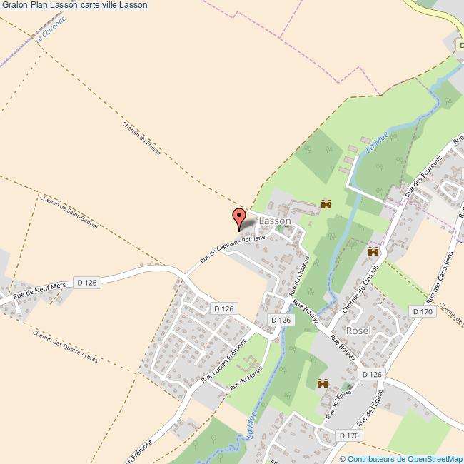 Mairie Lasson informations commune de Lasson 14