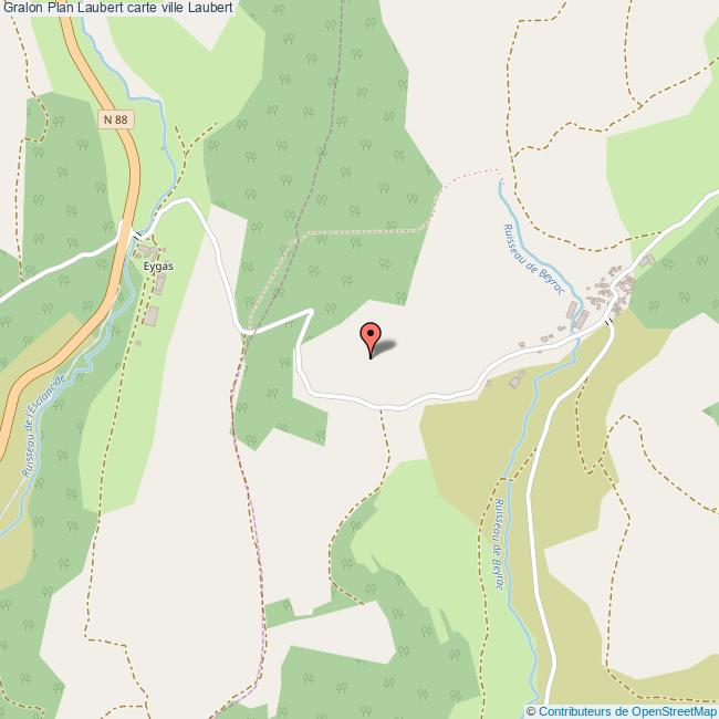 Plan Laubert carte ville Laubert