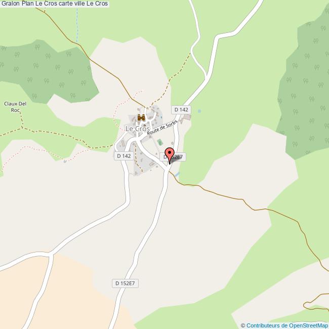 Mairie Le Cros informations commune de Le Cros 34