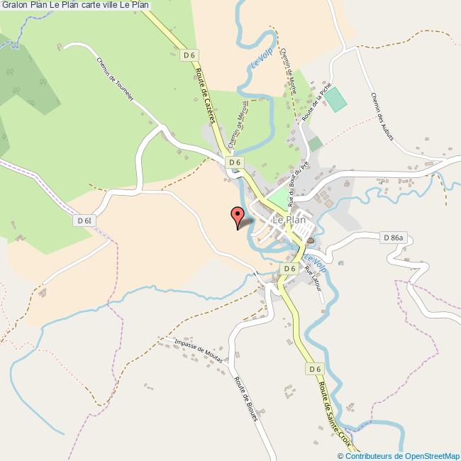 Plan Le Plan carte ville Le Plan