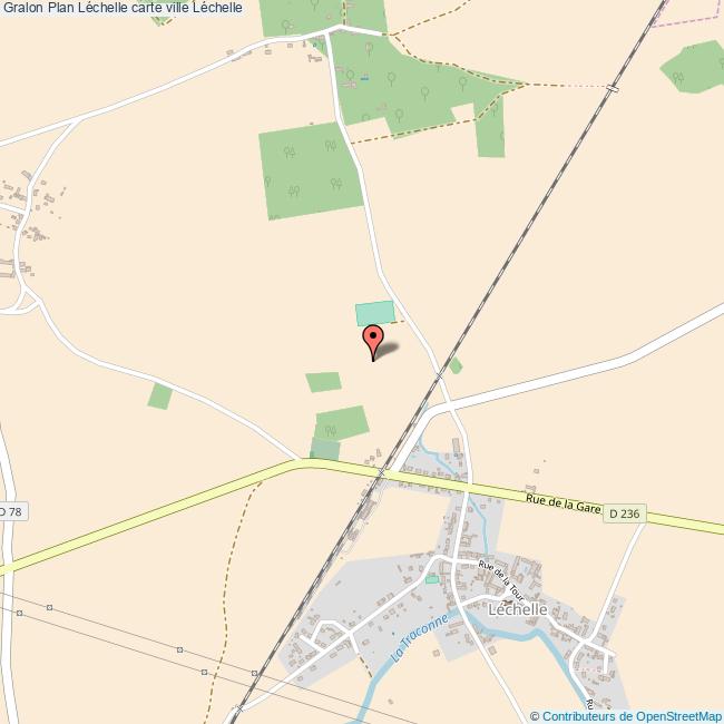 Plan Léchelle carte ville Léchelle