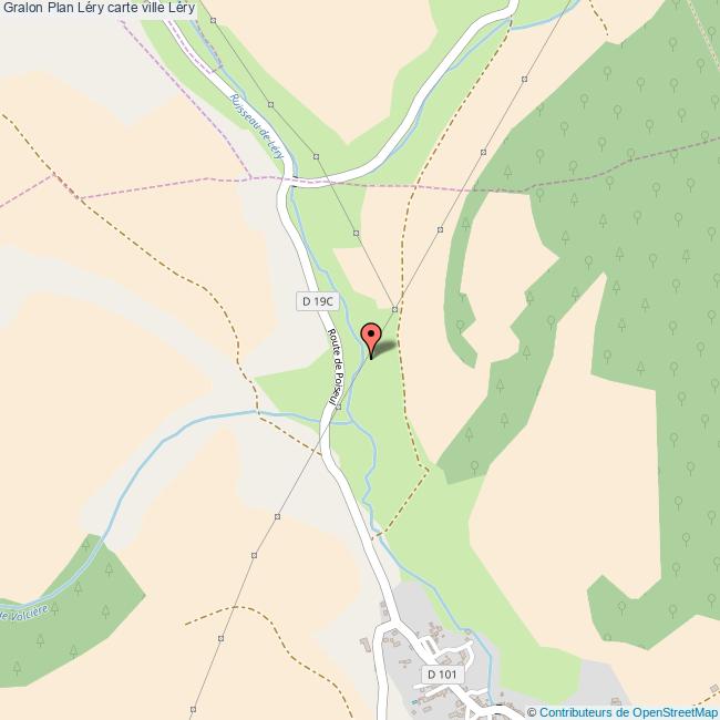 Plan Léry carte ville Léry