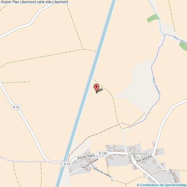 Plan Libermont carte ville Libermont
