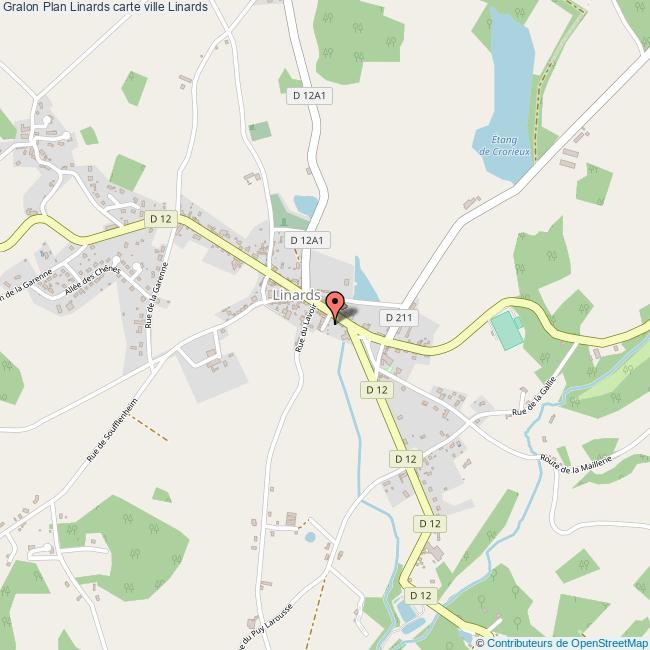 Plan Linards carte ville Linards