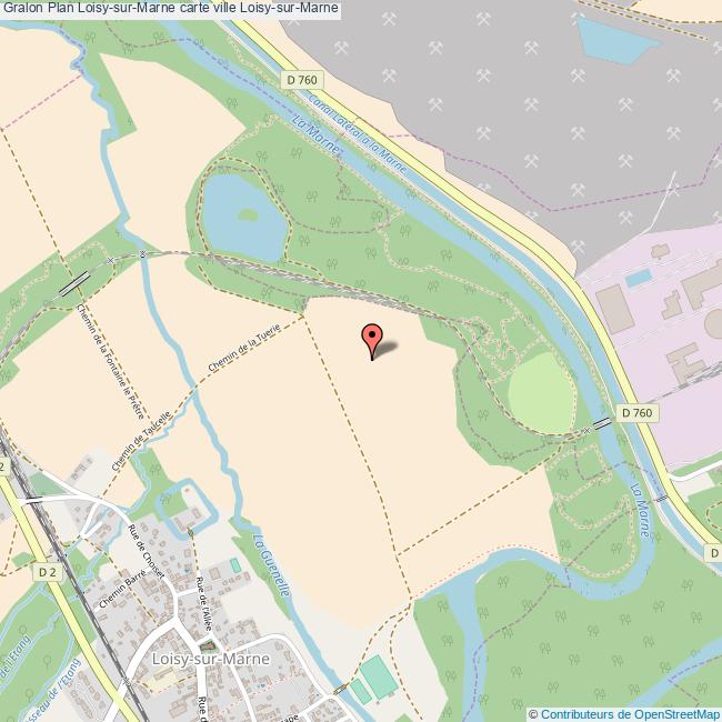 Plan Loisy-sur-Marne carte ville Loisy-sur-Marne