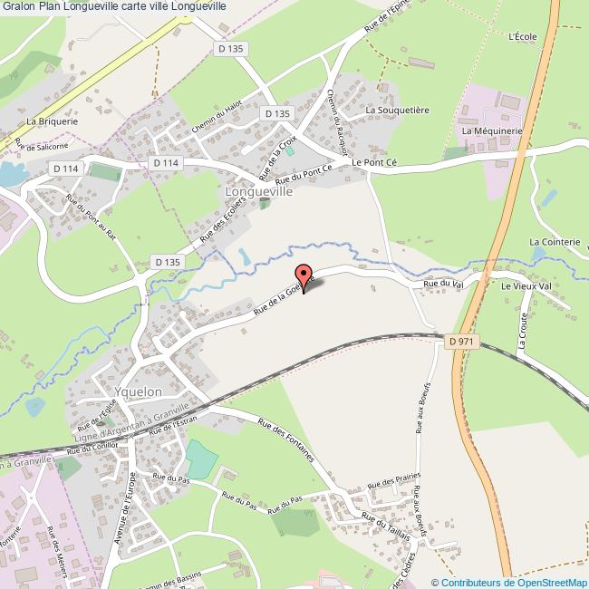 Plan Longueville carte ville Longueville